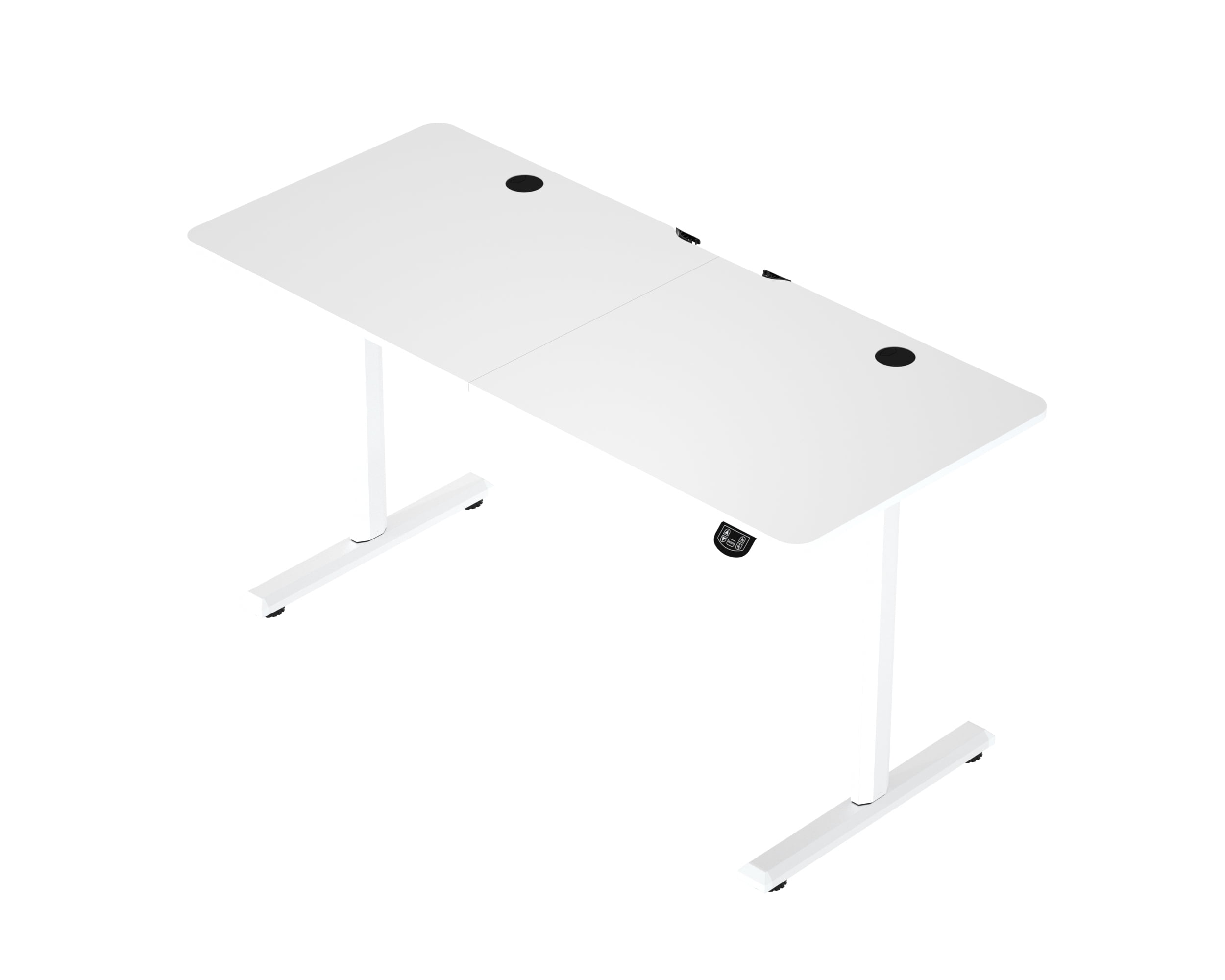 MSW Electric Standing Desk, 140 x 60 cm Steel Adjustable Height Desk ...