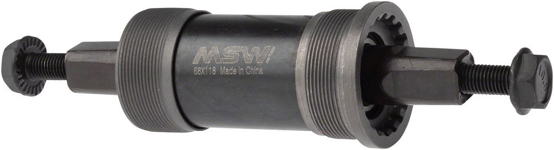 MSW ST100 Square Taper JIS BSA (English) Bottom Bracket 68x118mm ...
