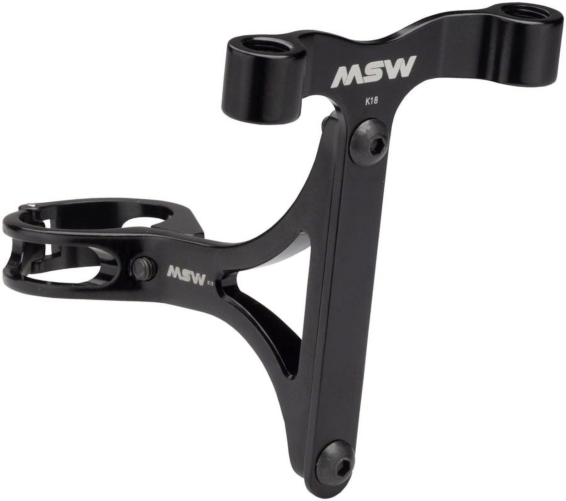 MSW Seltzer Mount - CO2 and Bottle Cage holder with 31.6mm clamp, Black ...