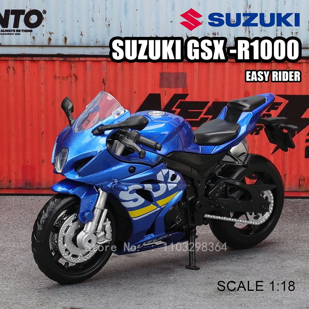 MSZ 1:18 Kawasaki Ninja H2R GSX-R1000 YAMAHA YZF-R1 Classic Motorcycle ...