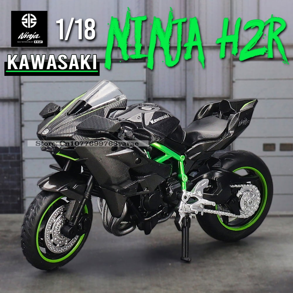 MSZ 1:18 Kawasaki Ninja H2R GSX-R1000 YAMAHA YZF-R1 Classic Motorcycle ...