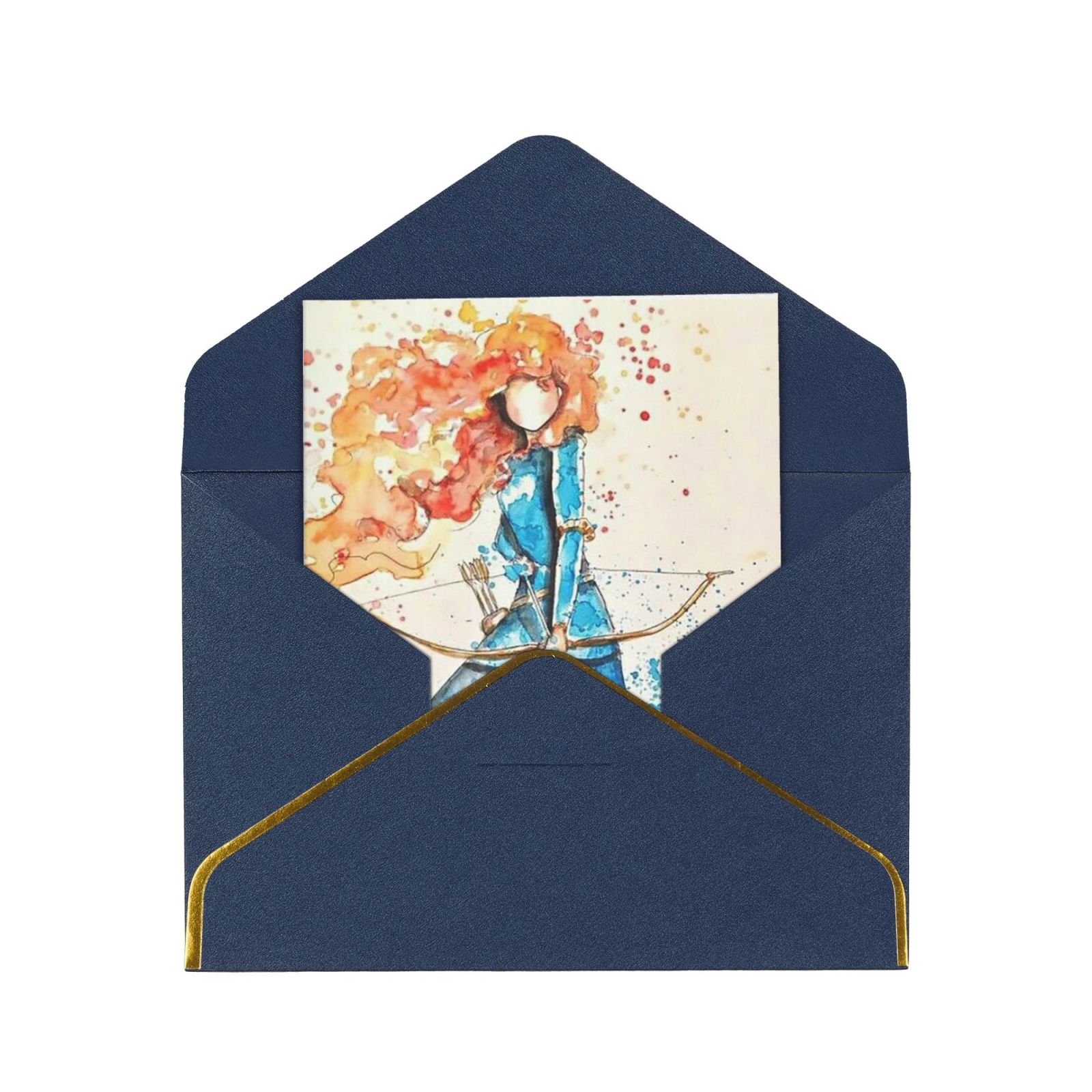 MSZB Funny Brave Merida Greeting Cards, Anniversary Thank You Cards ...