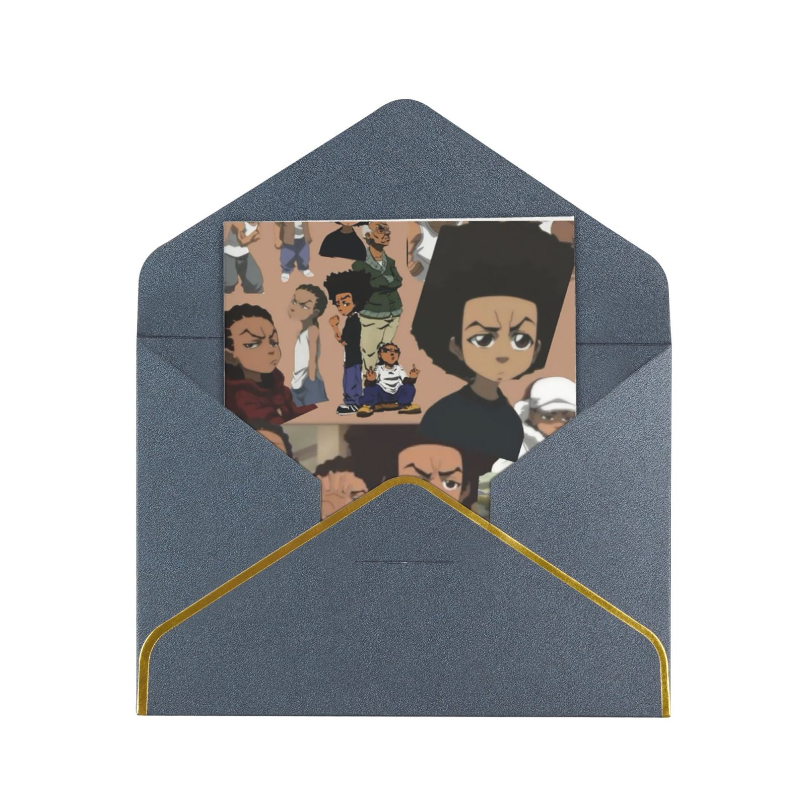 MSZB Funny The Boondocks Greeting Cards, Anniversary Thank You Cards ...