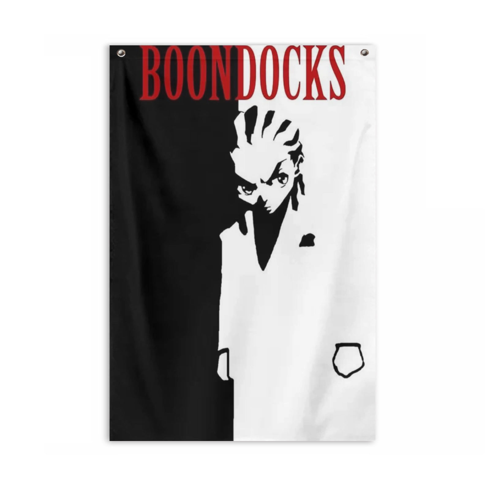 MSZB The Cartoon Boondocks Flag Outdoor Garden Flag Double Sided Banner ...