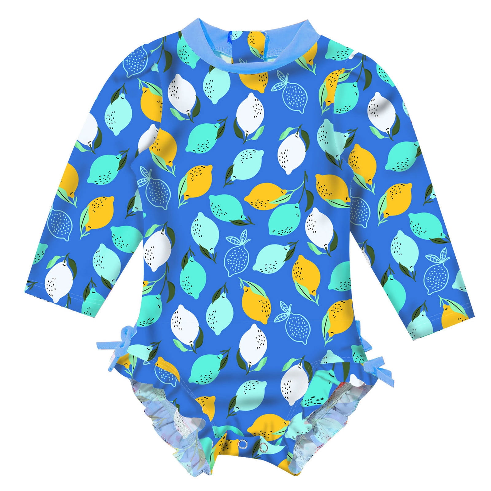 MSemis Baby Girls Toddler Print UPF 50+ Sun Protection Zipper Rash ...