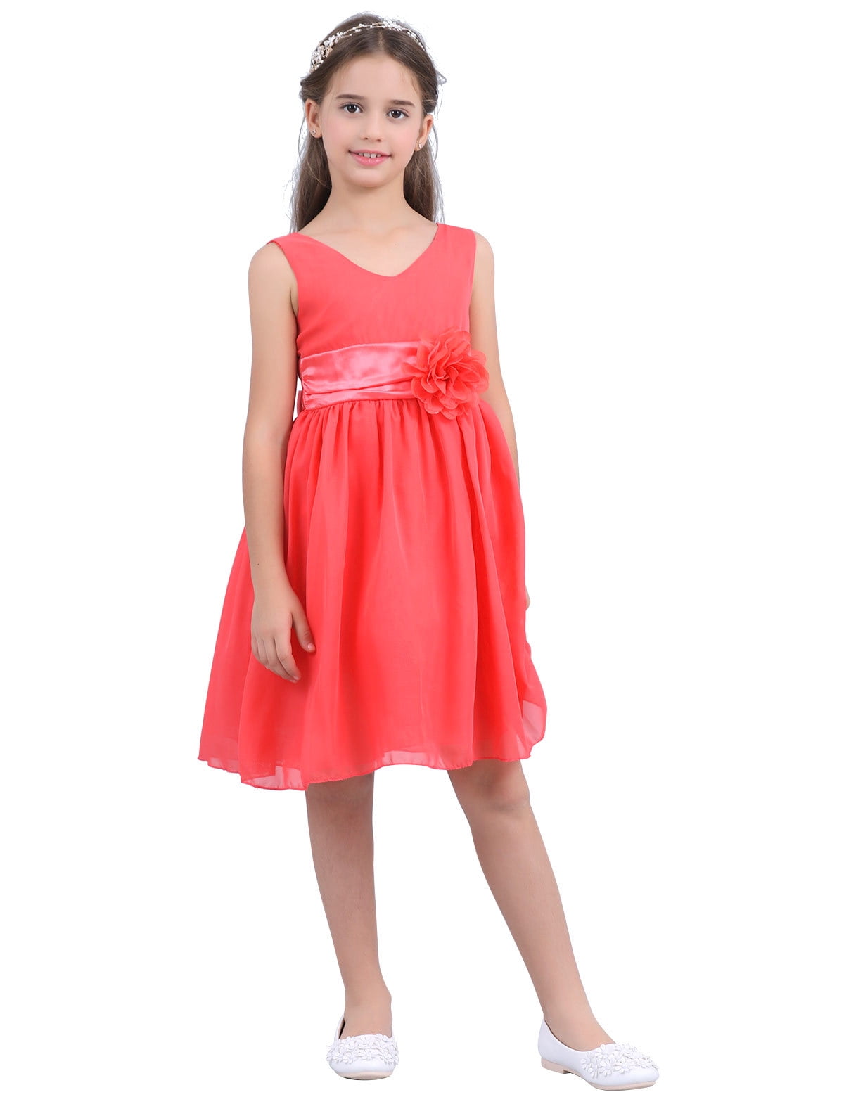 MSemis Girls Flower Wedding Pageant Bridesmaid Dress Ball Gown ...