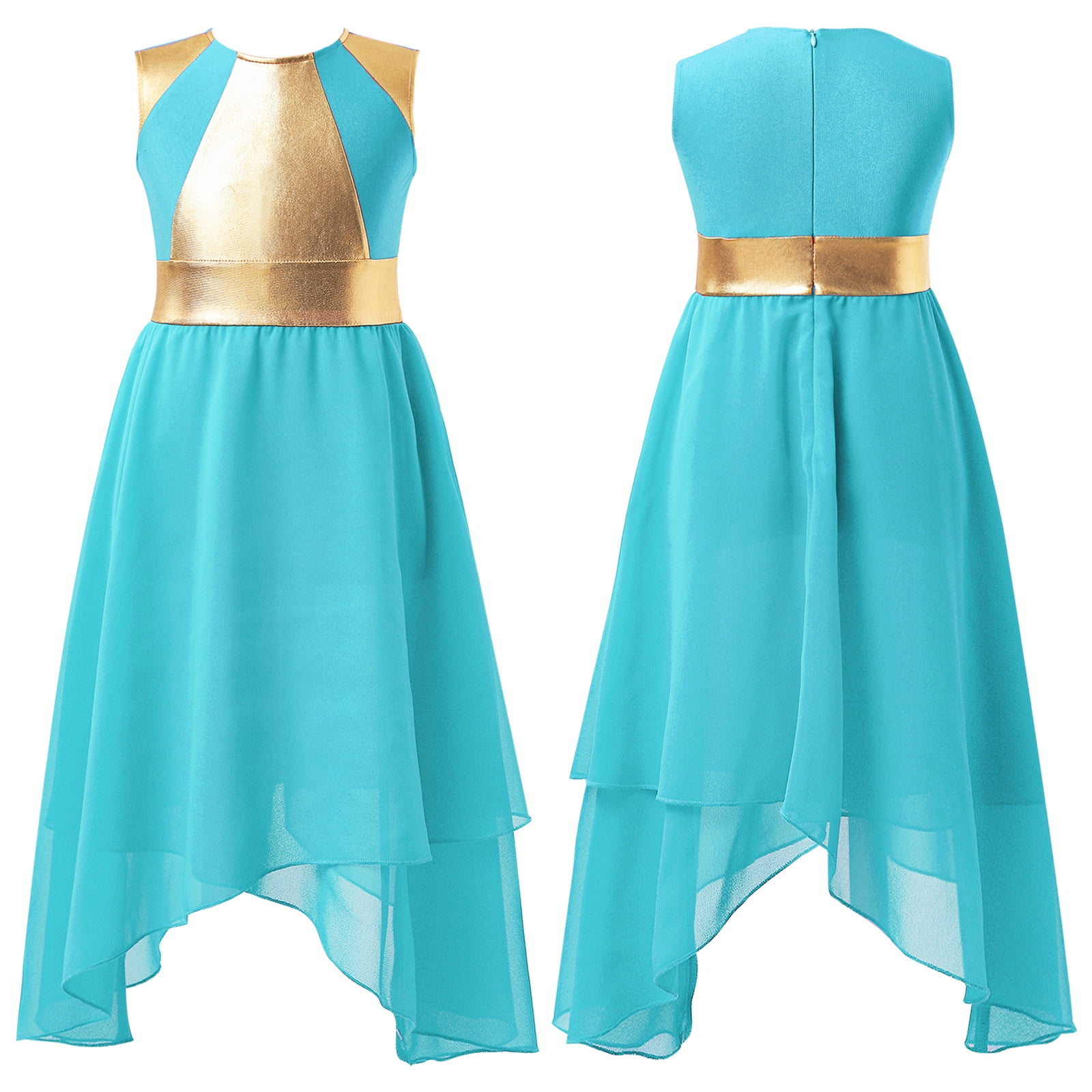 MSemis Girls Liturgical Worship Praise Dance Dress - Walmart.com
