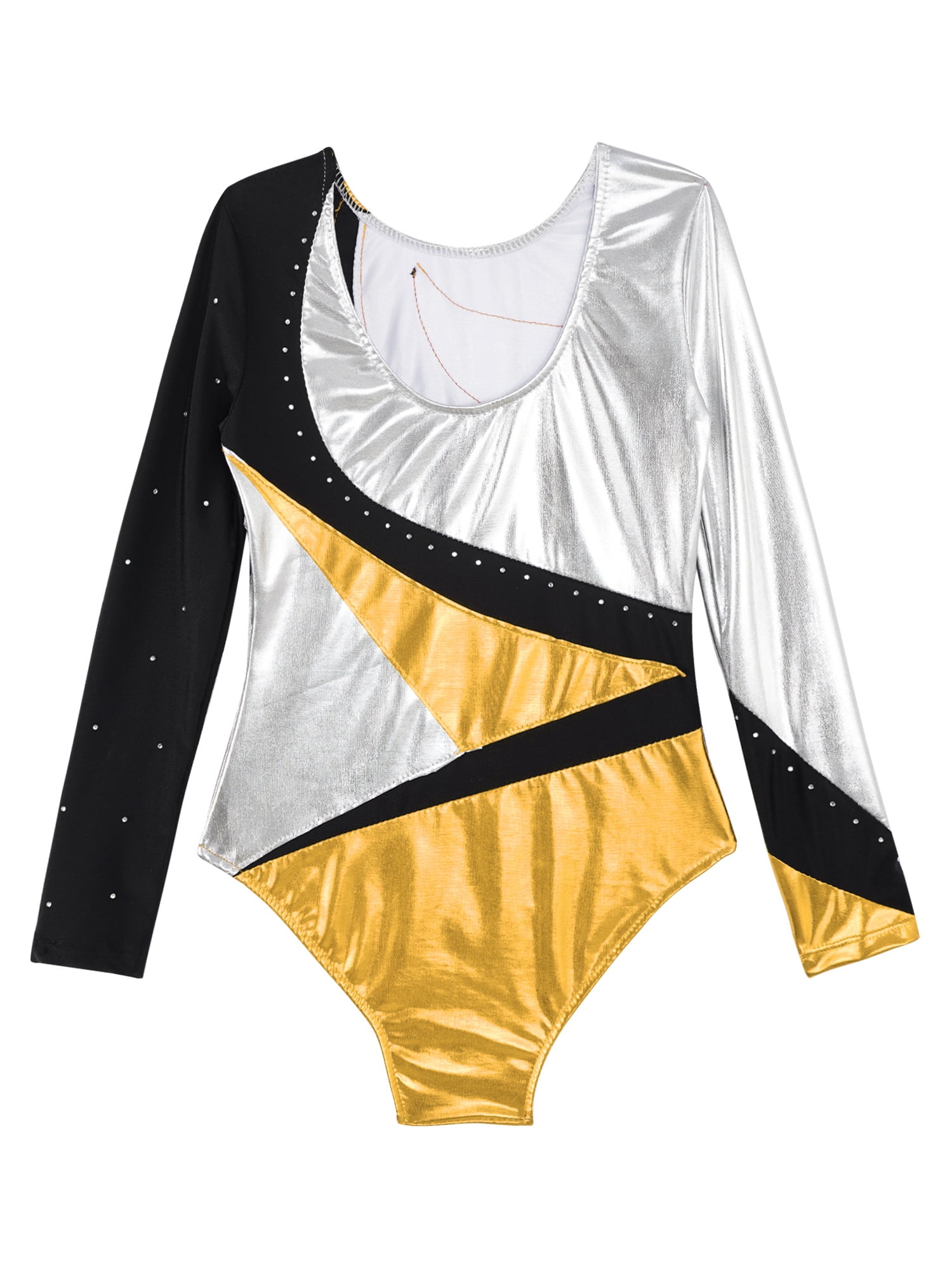 MSemis Gymnastics Leotards for Girls Sparkle Rhinestone Ballet Unitard ...