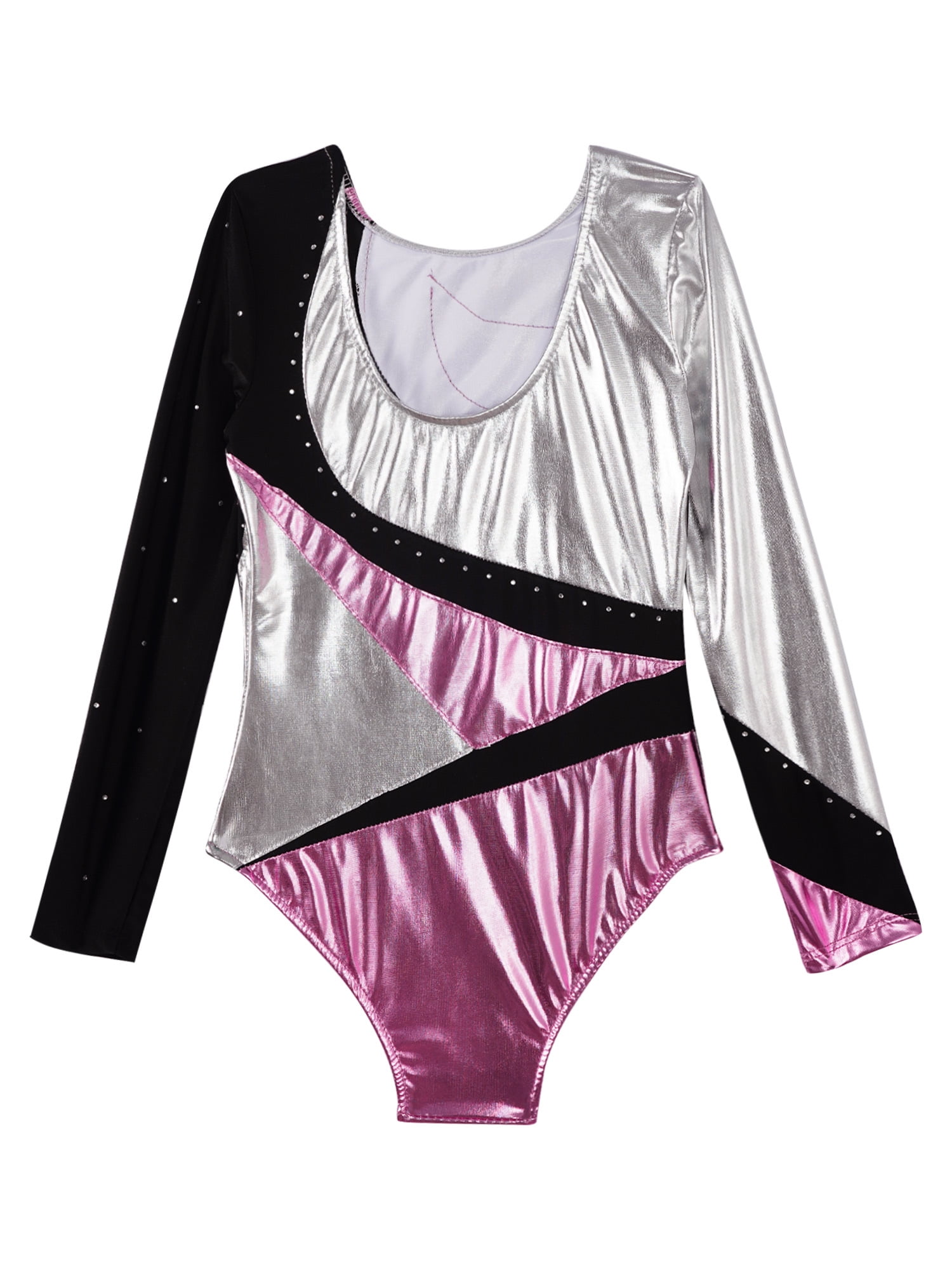 MSemis Gymnastics Leotards for Girls Sparkle Rhinestone Ballet Unitard ...