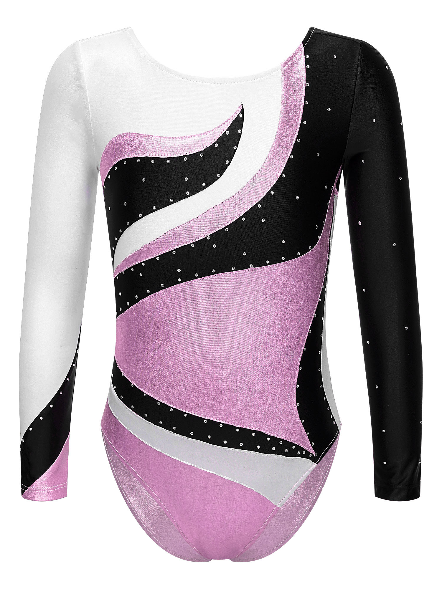 MSemis Gymnastics Leotards for Girls Sparkle Rhinestone Ballet Unitard ...