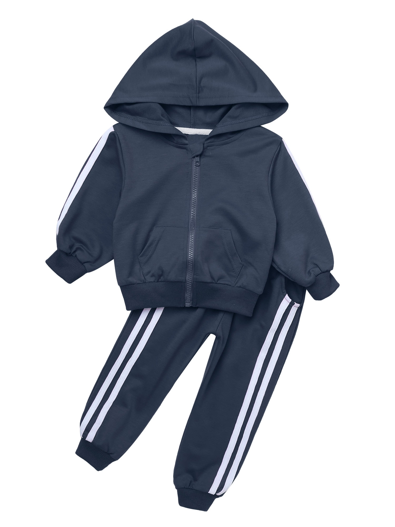MSemis Kids Boys 2 Piece Tracksuit Jogger Sets Full Zip Hoodies Outfits ...