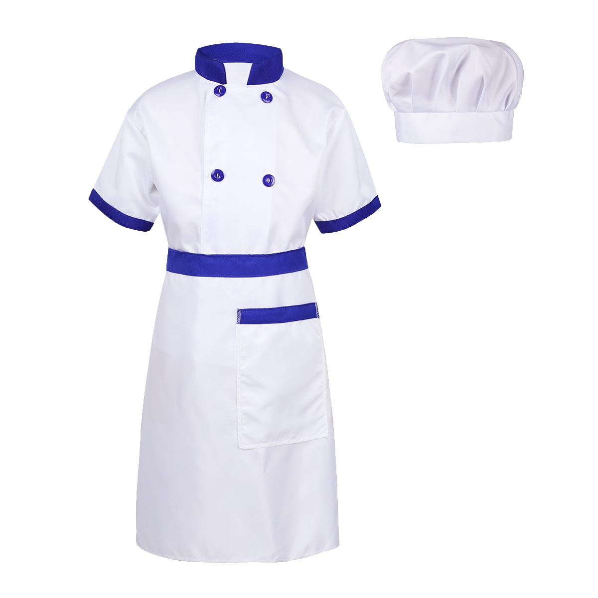 MSemis Kids Boys Girls 3 Pieces Kitchen Cooking Baking Jacket with ...