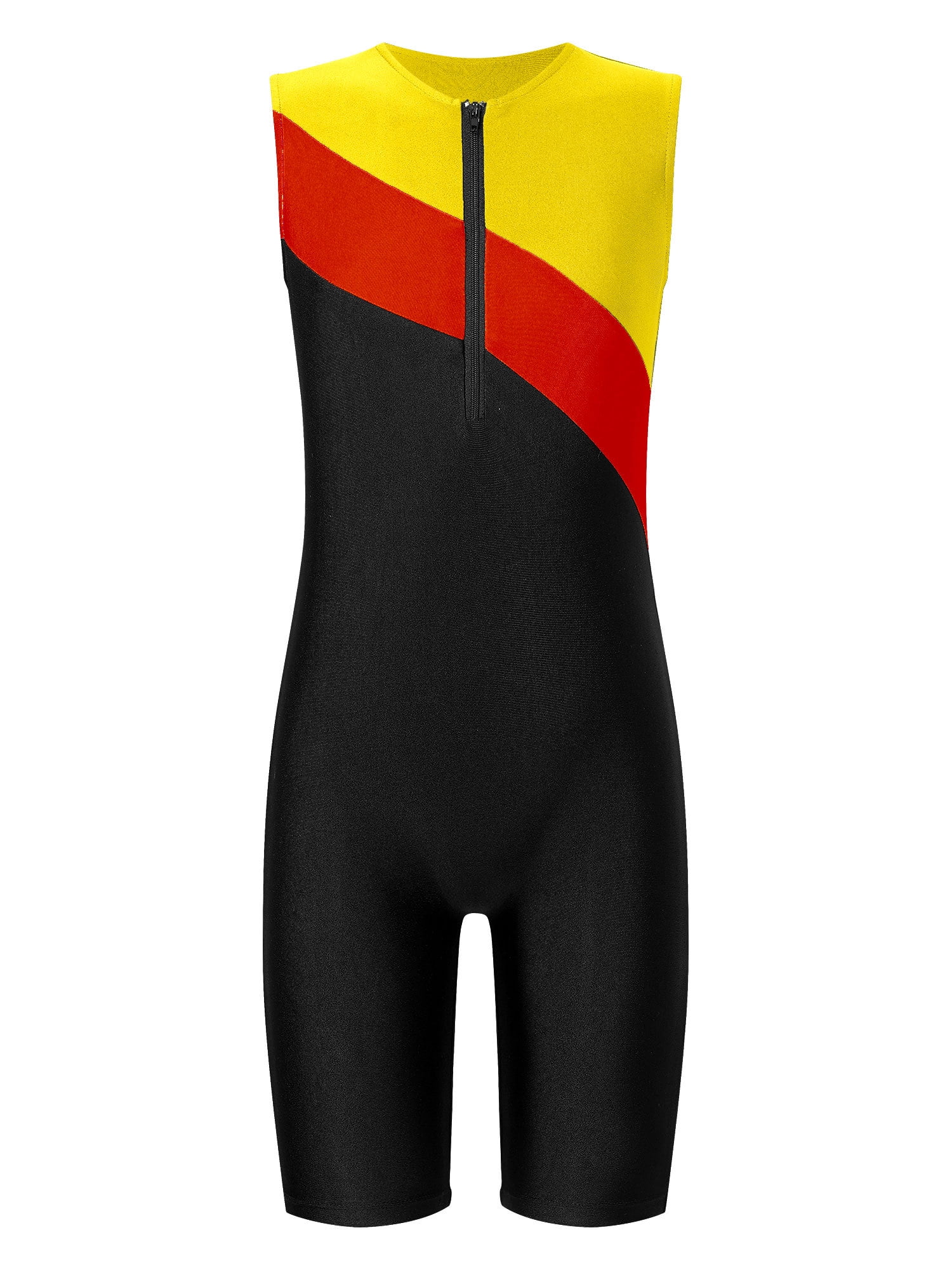 MSemis Kids Boys Gymnastics Leotard Sleeveless Athletic Unitard ...