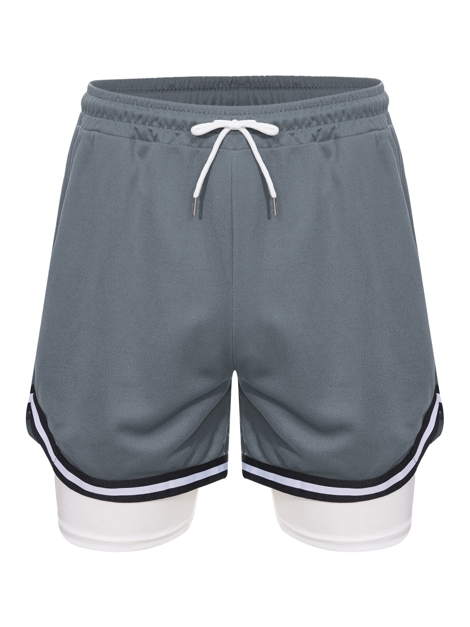 MSemis Kids Boys Sports Shorts Pull-on Workout Boxer Shorts Swim Trunks ...