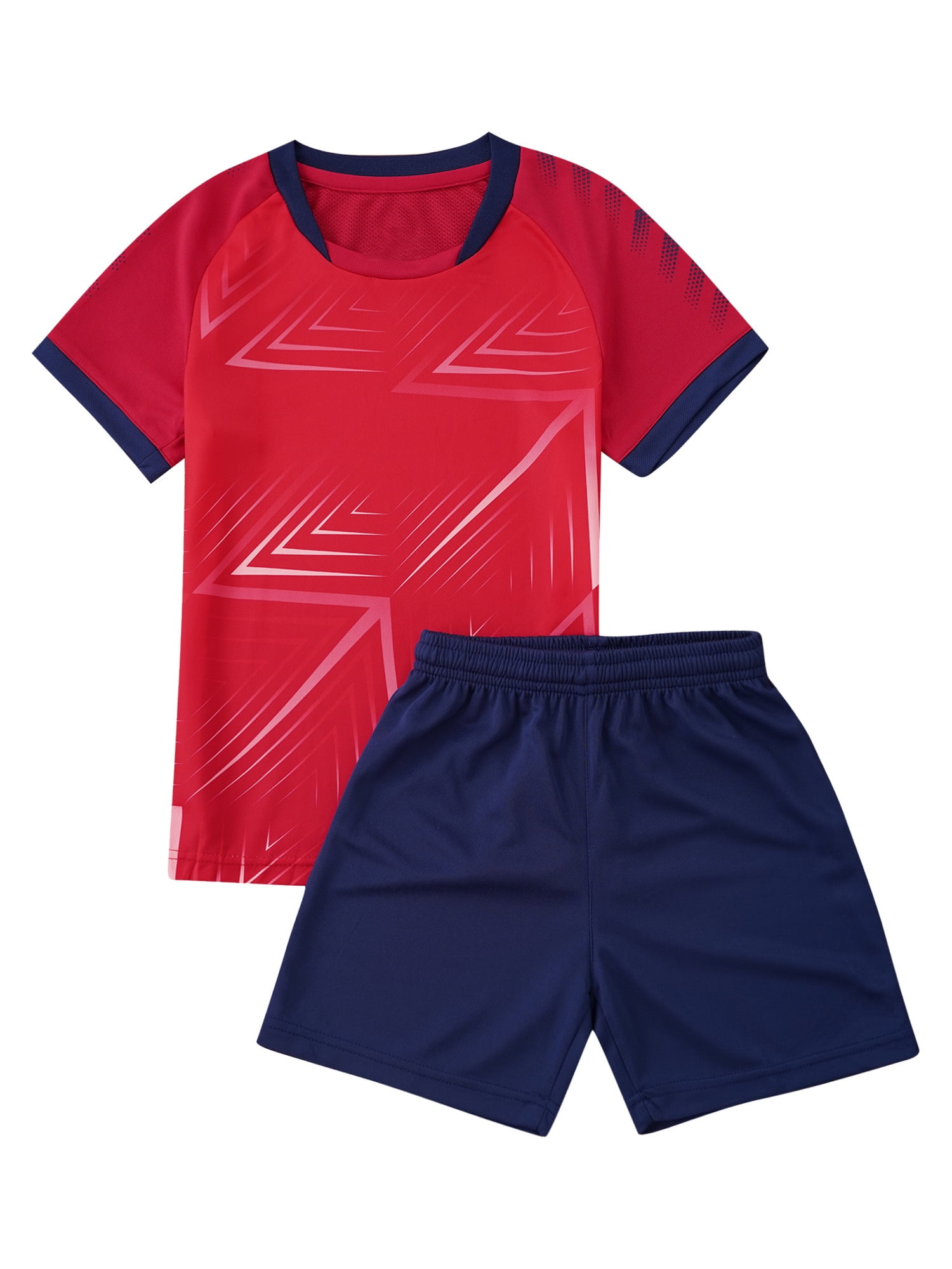 MSemis Kids Boys Sports Suit Mesh Tops and Shorts Workout Athletic ...