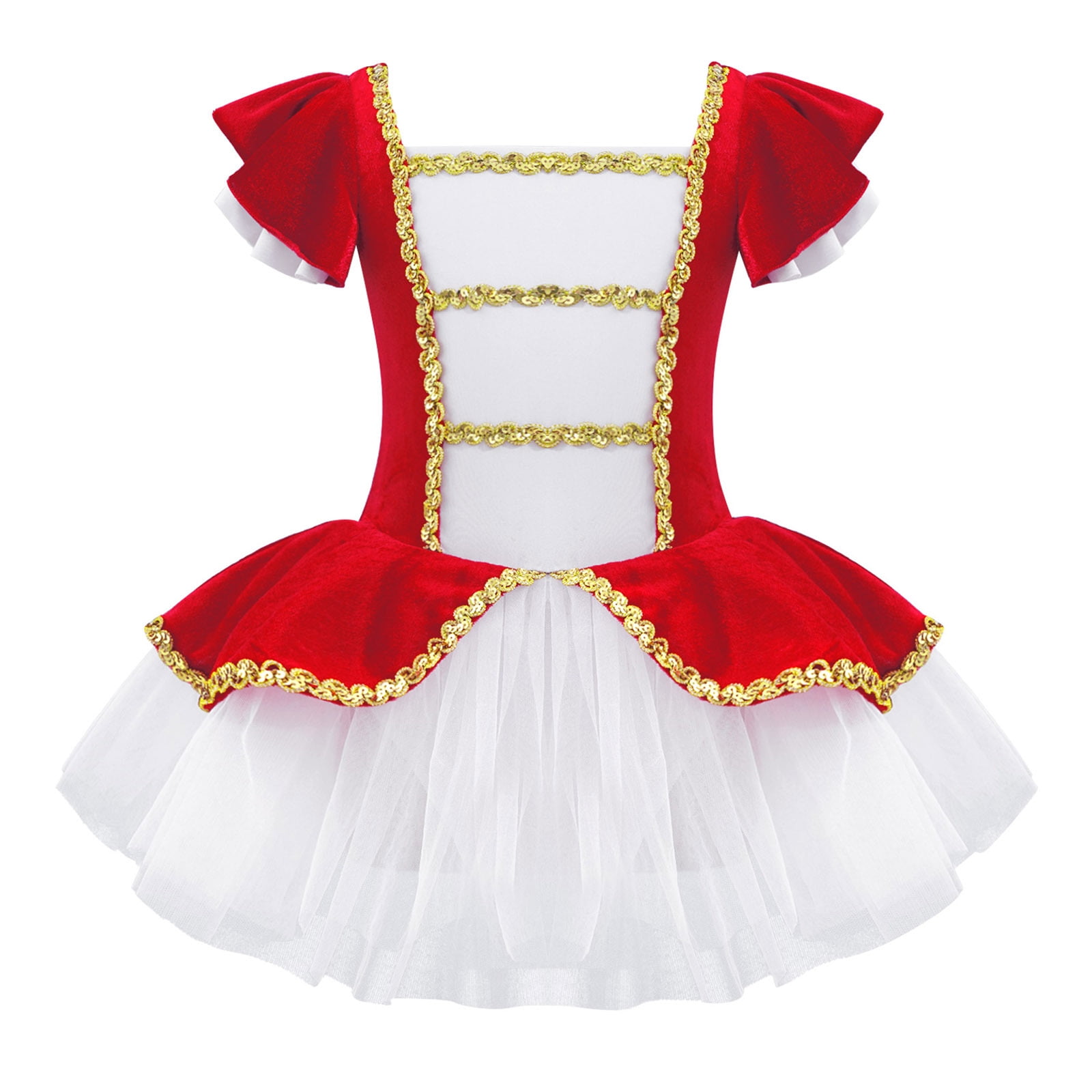 MSemis Kids Girls Ballet Dance Leotard Dress Ringmaster Cosplay Costume ...
