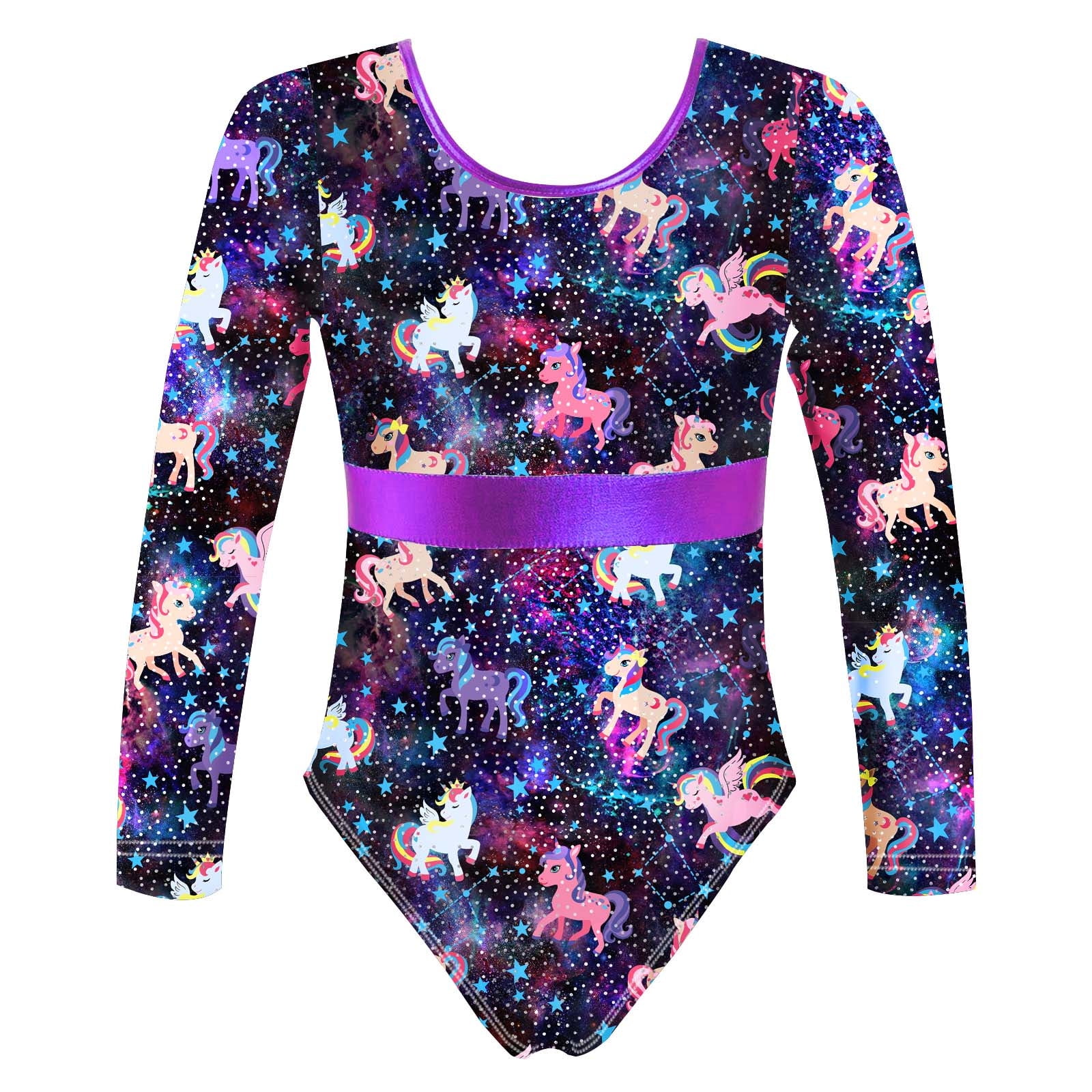 MSemis Kids Girls Gymnastic Leotard Unitard Ballet Dance Bodysuit ...