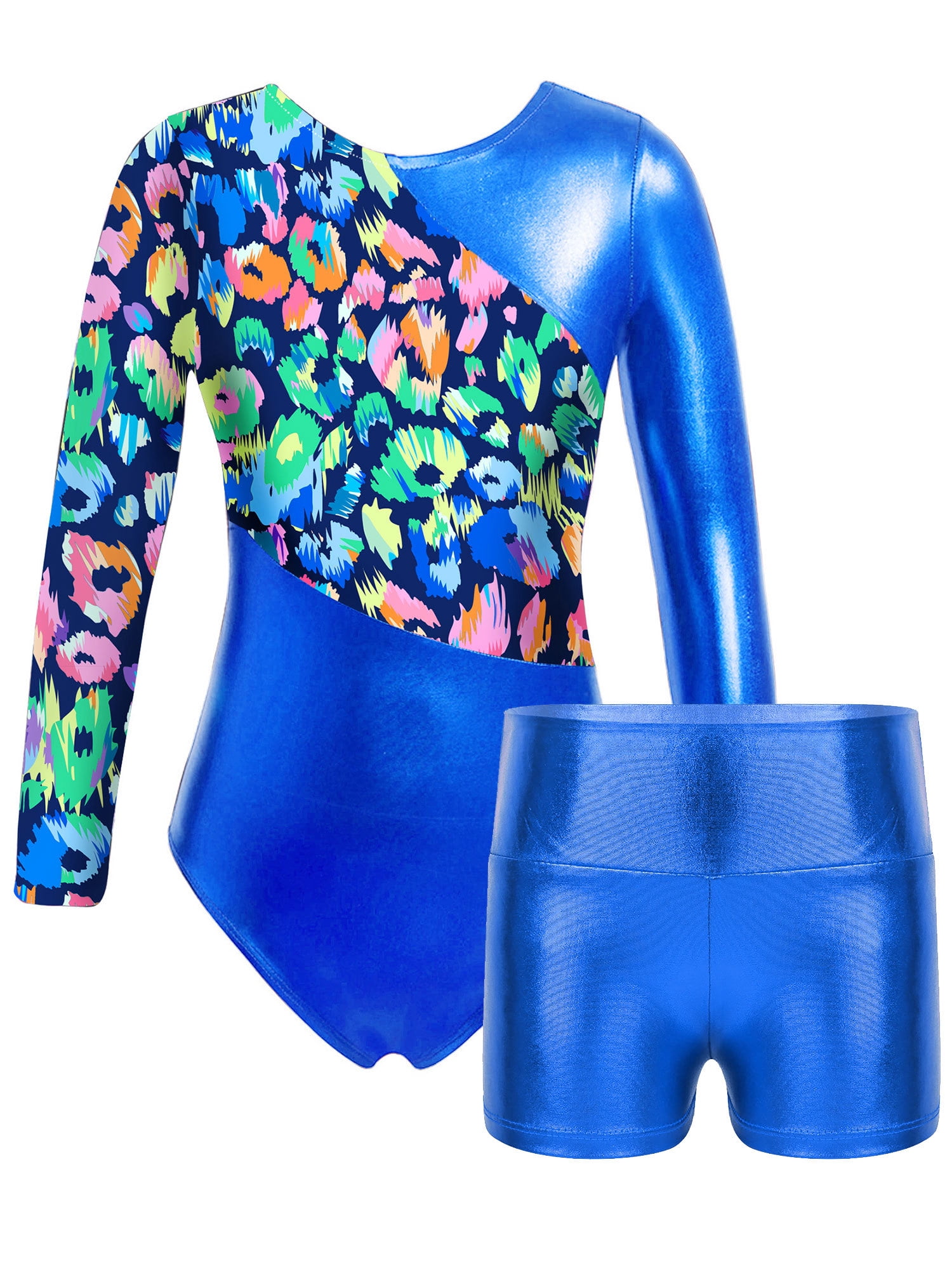 MSemis Kids Girls Gymnastics Leotard Ballet Dance Bodysuit Top with ...