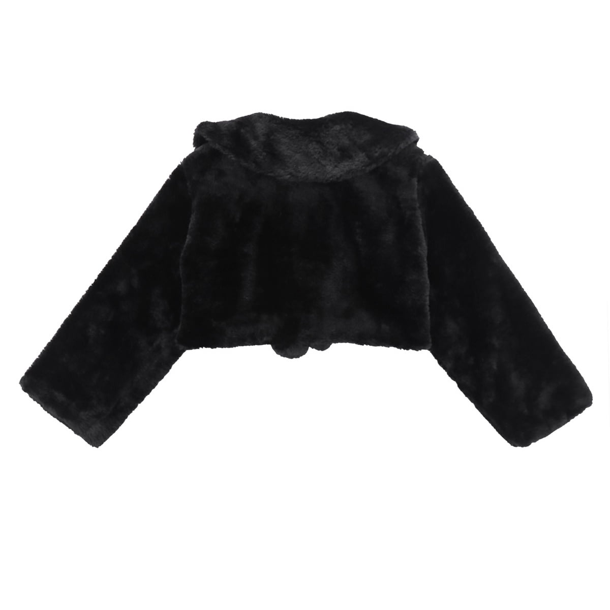 MSemis Kids Girls Long Sleeve Faux Fur Coat Jacket Wedding Shawl Bolero Shrug Cardigan - Walmart.com