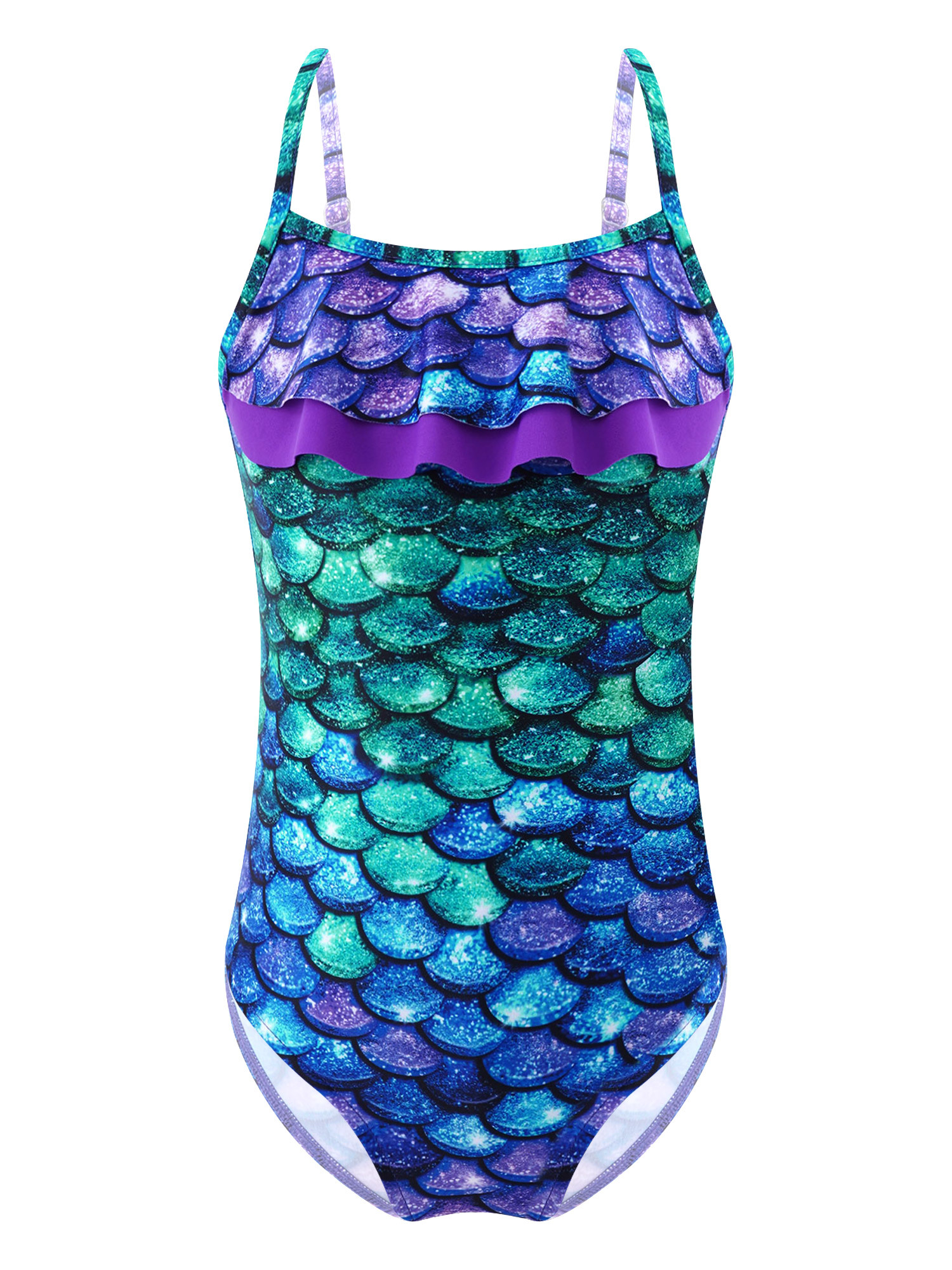 Dolfin Uglies Girls Print 1-Piece Swimsuit in Flutterfly, Size 10 - Walmart.com