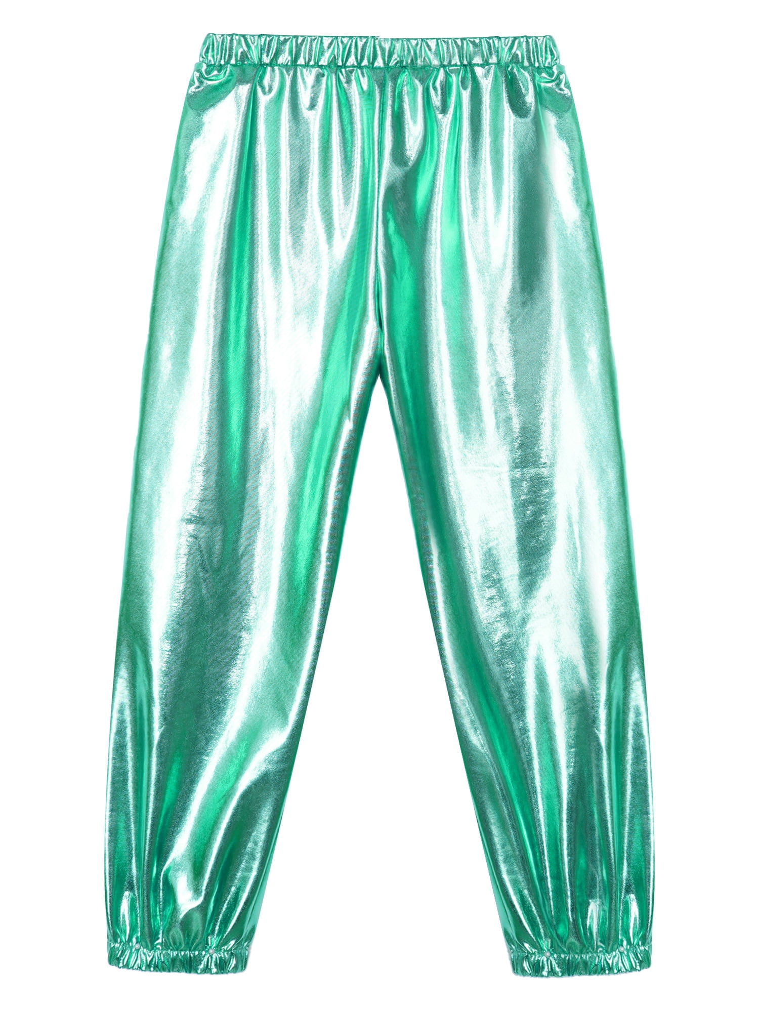 MSemis Kids Girls Shiny Dance Trouser Children Pants Hip Hop Street ...