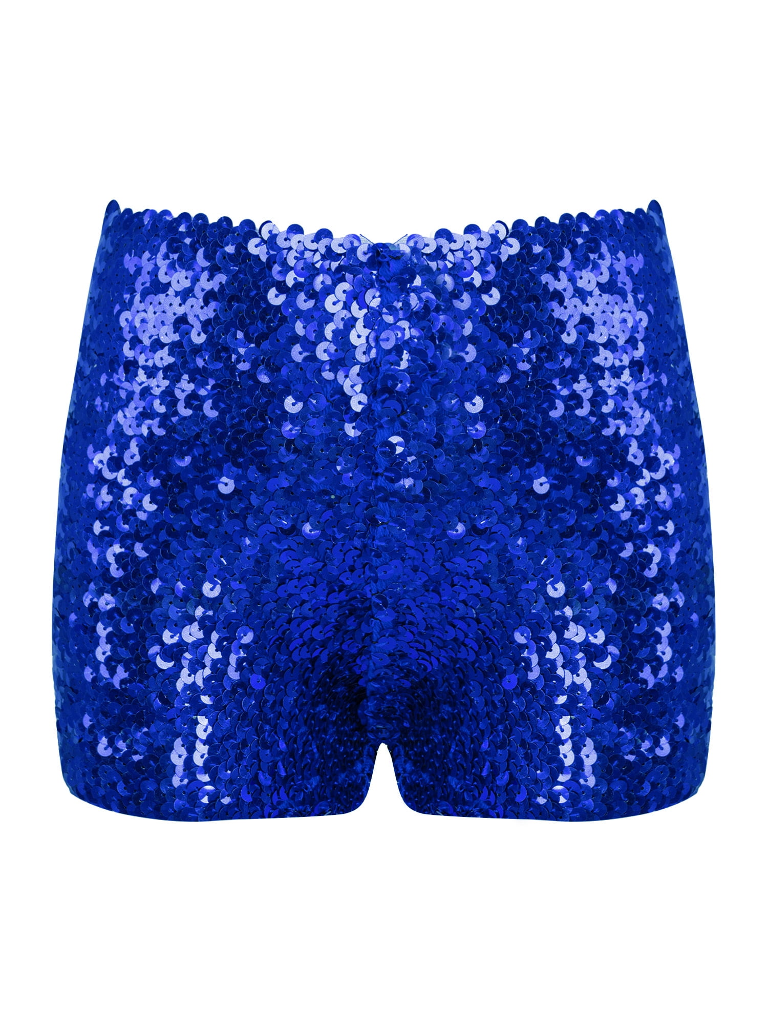 MSemis Kids Girls Shiny Sequins Dance Shorts Hip Hop Jazz Dance Bottoms ...