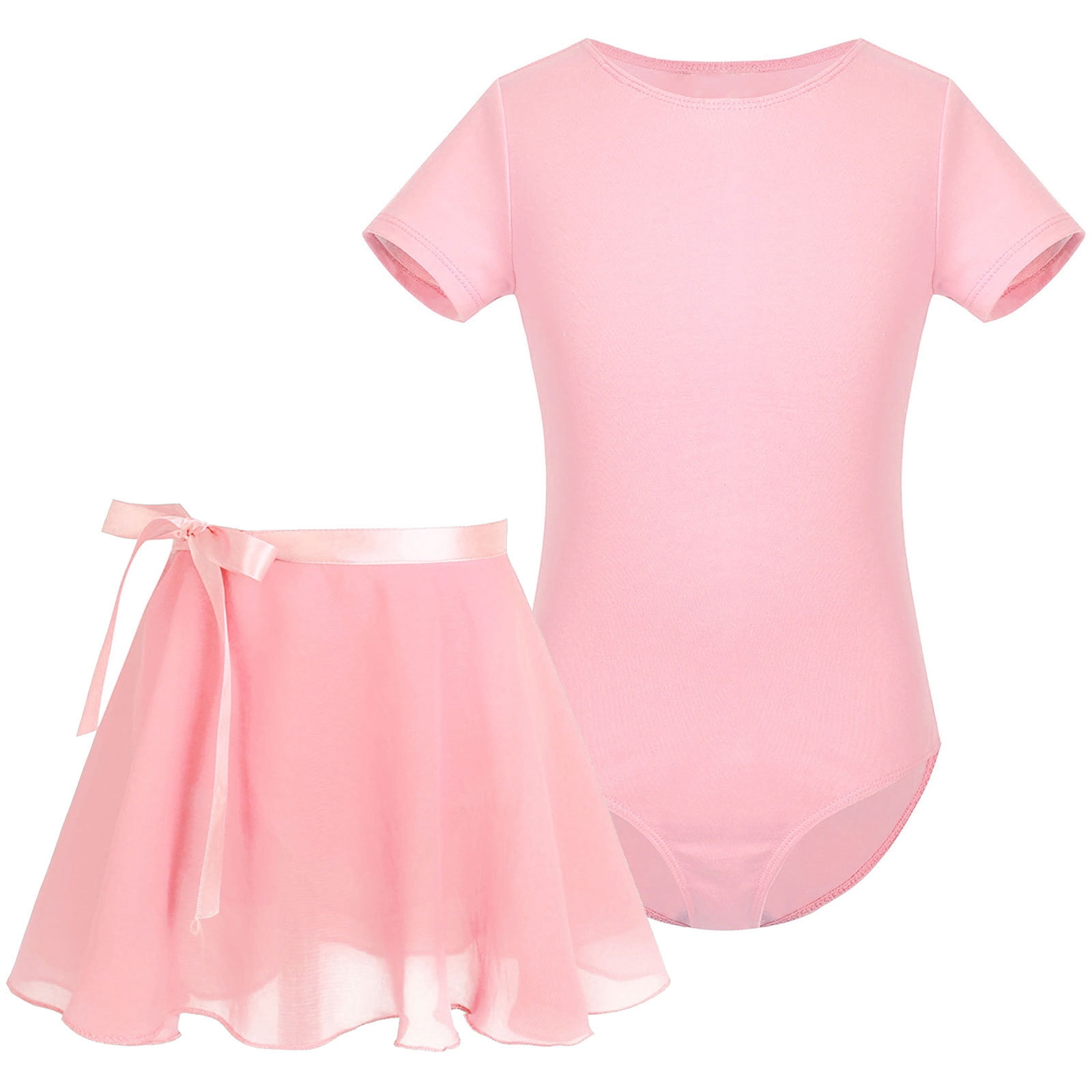 MSemis Kids Girls Short Sleeves Ballet Dance Costumes Outfit - Walmart.com