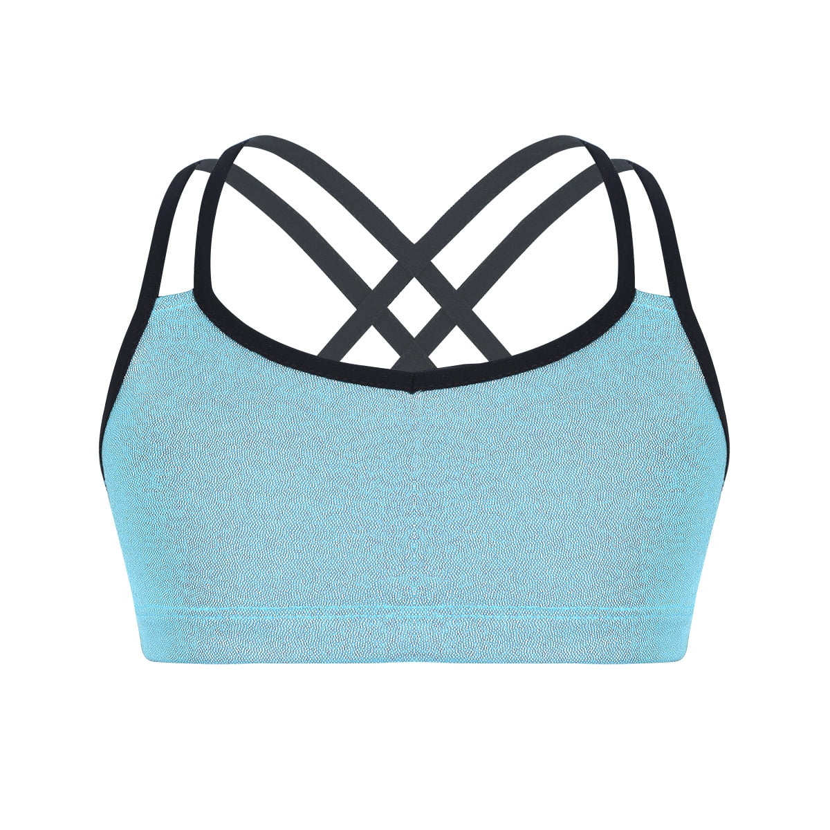 MSemis Kids Girls Spaghetti Shoulder Straps Criss Cross Crop Top ...