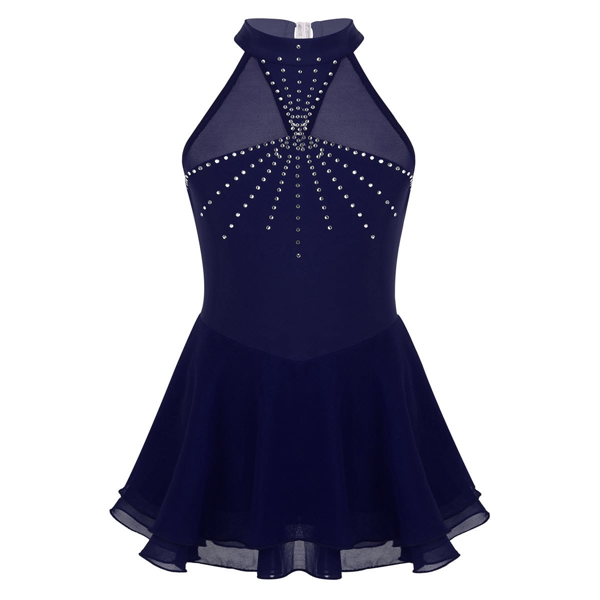 MSemis Kids Girls Sparkly Figure Ice Skating Leotard Dress - Walmart.com