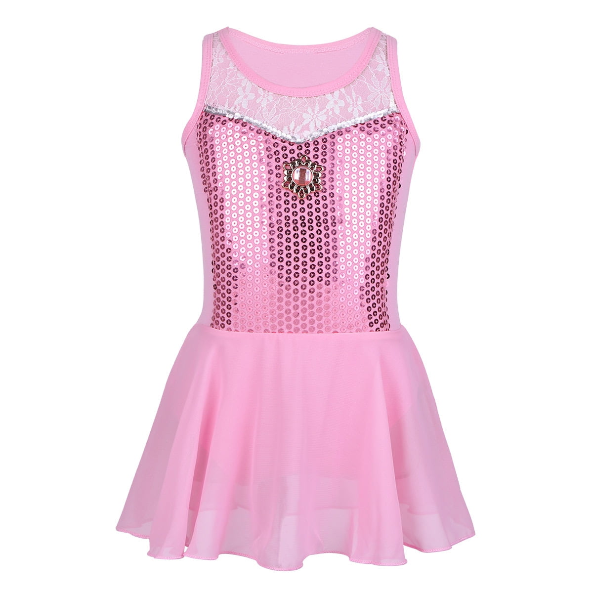 MSemis Kids Little Girls Princess Ballet Dance Tutu Dress Leotard ...