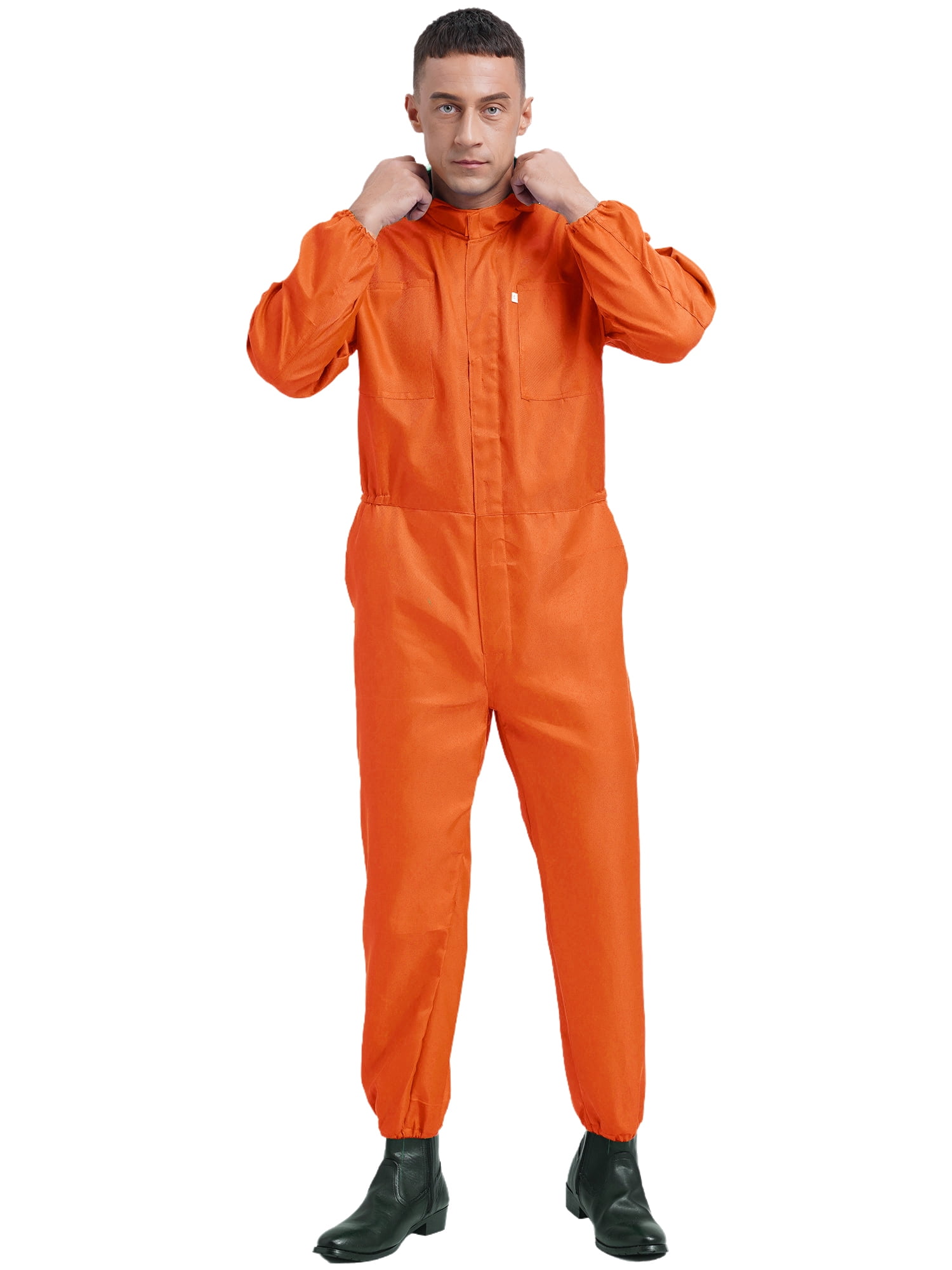 MSemis Men's Hooded Coverall Overalls Camouflage Work Wear for Workshop ...