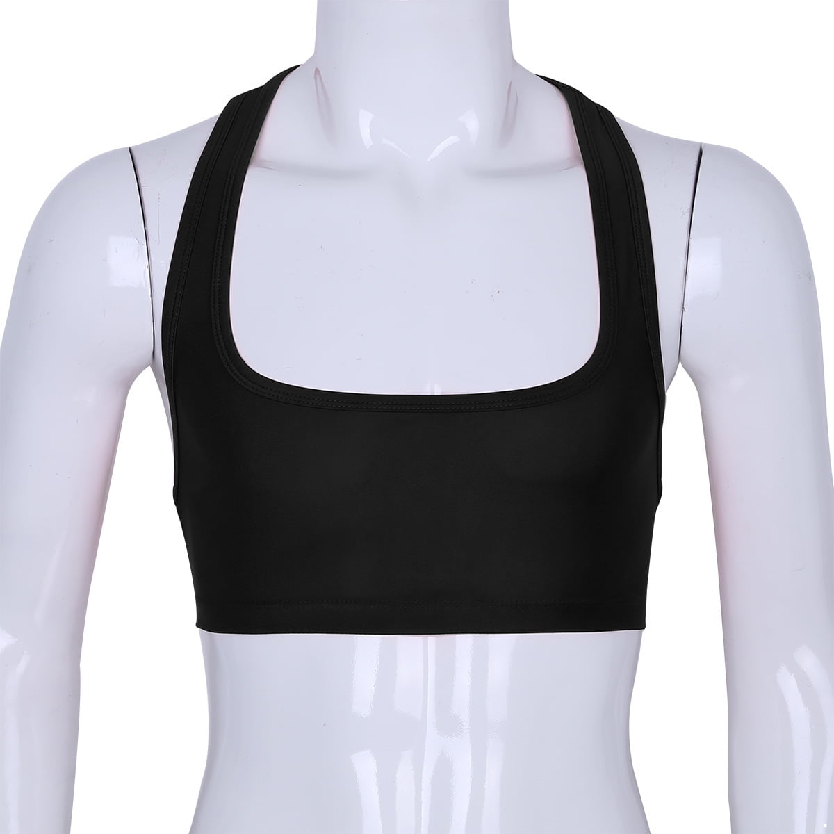 MSemis Men's Racerback Muscle Shirt Vest Tank Top Half T-Shirts Sports ...