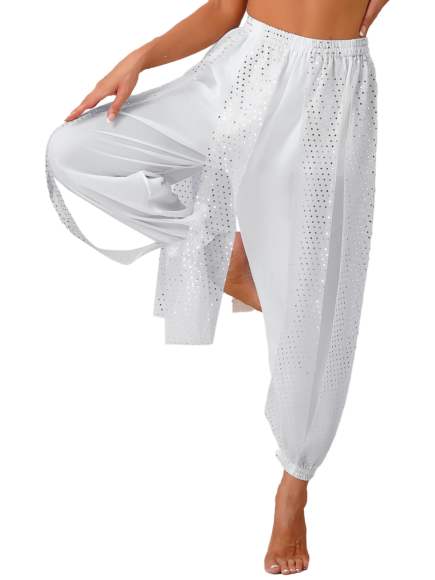 MSemis Women's Belly Dance Pants Bloomers Bollywood India Dance Costume ...