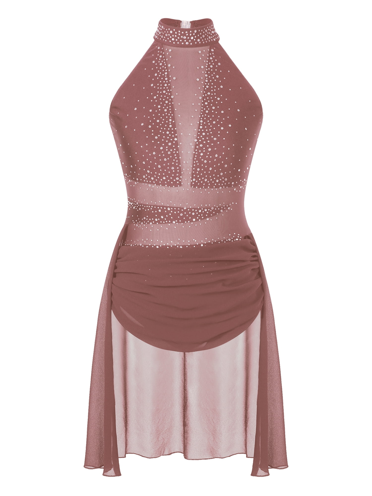 MSemis Women's Lyrical Dance Costume Modern Contemporary Dance Dress ...