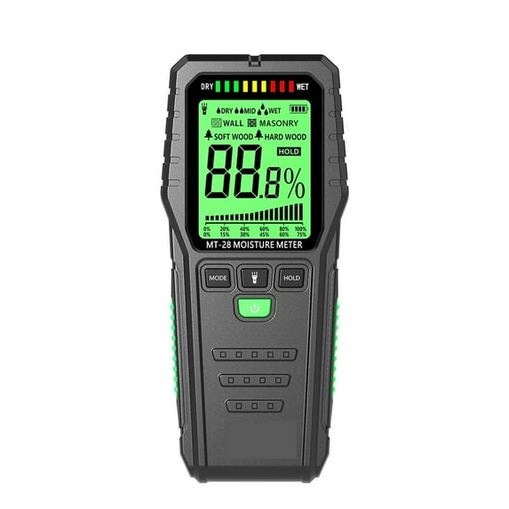 MT-10 EMT01 Wood Moisture Meter Wood Humidity Tester Hygrometer Timber ...