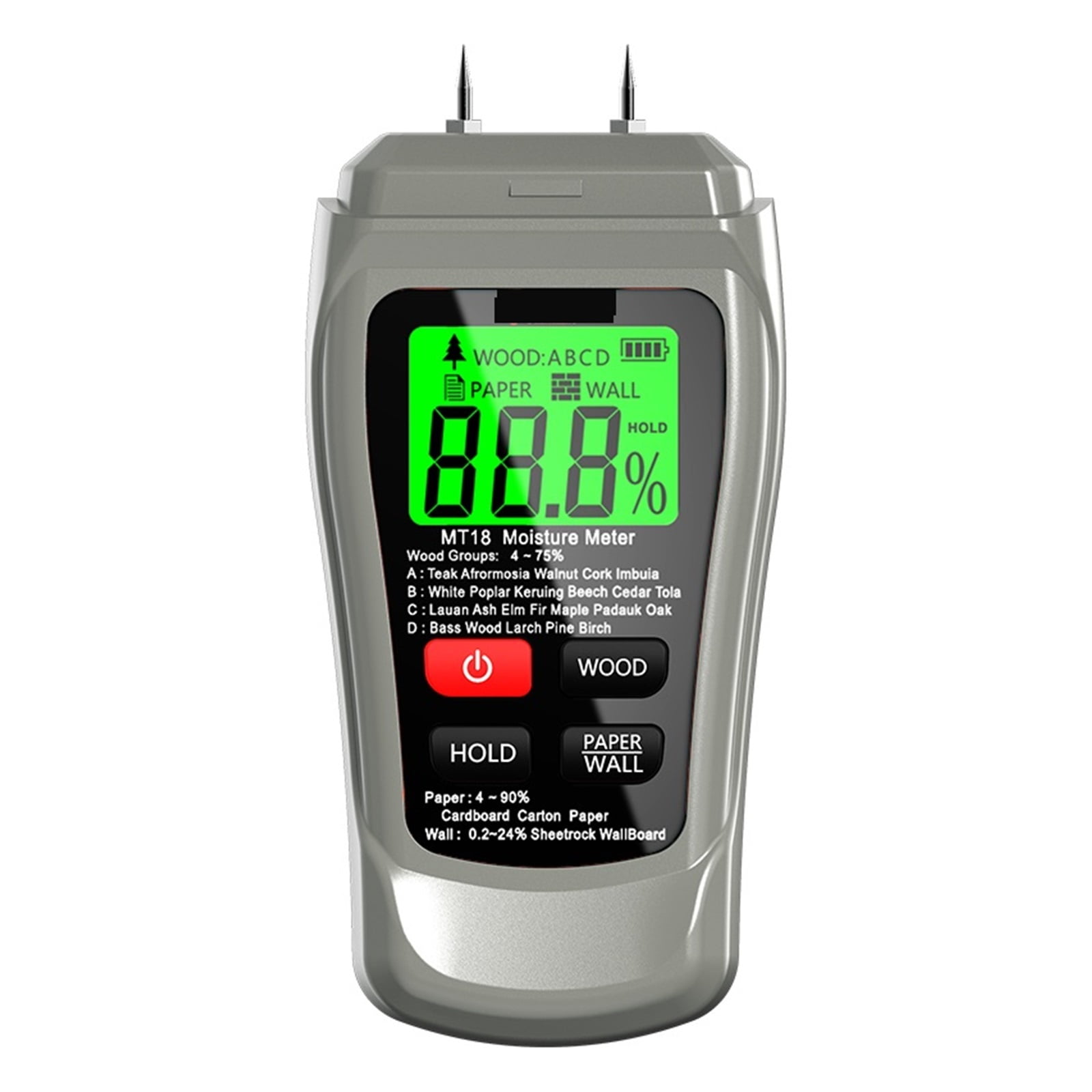 MT-10 EMT01 Wood Moisture Meter Wood Humidity Tester Hygrometer Timber ...