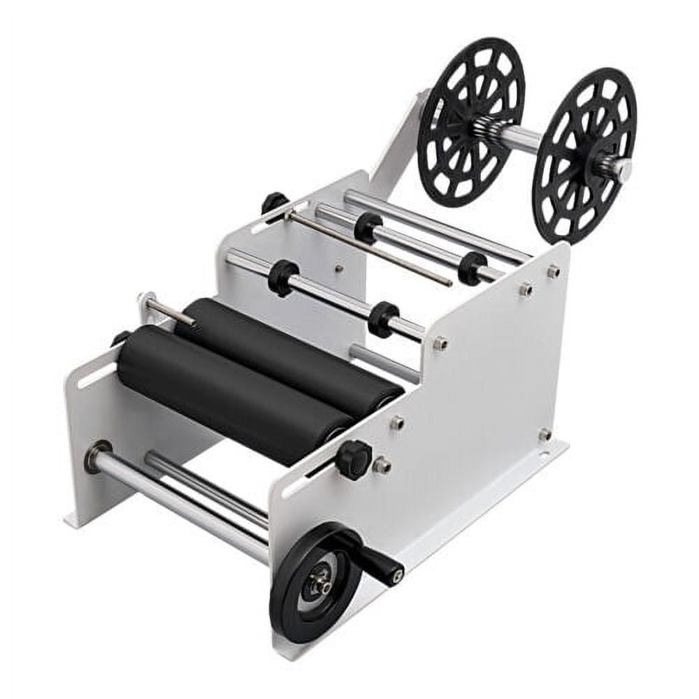 MT-30 Manual Labeling Machine Label Maker Printer Round Bottle Label ...