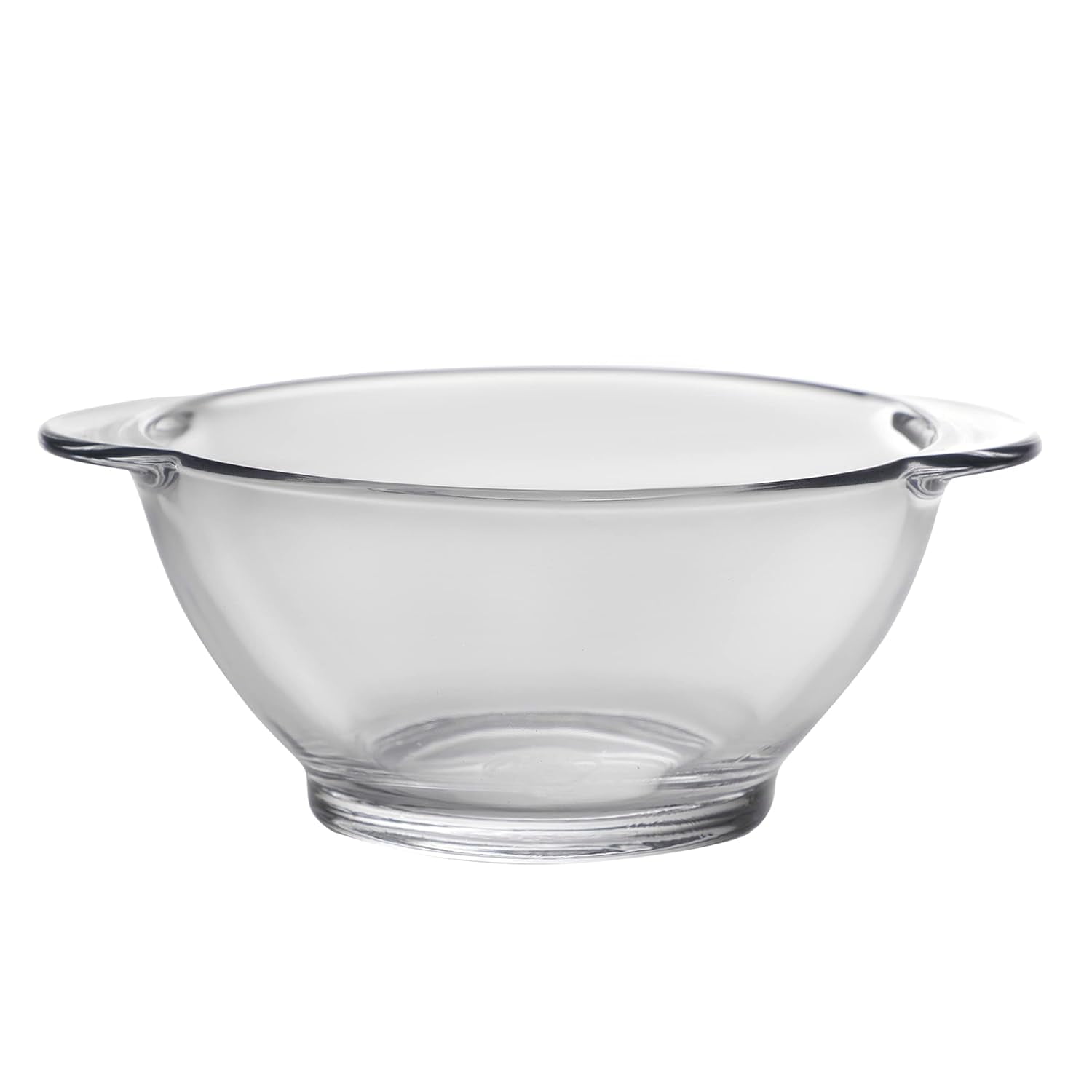 MT BROTHERS Round Glass Casserole Dish Round Glass Dish with Lid Handles for Easy Grab Large ...