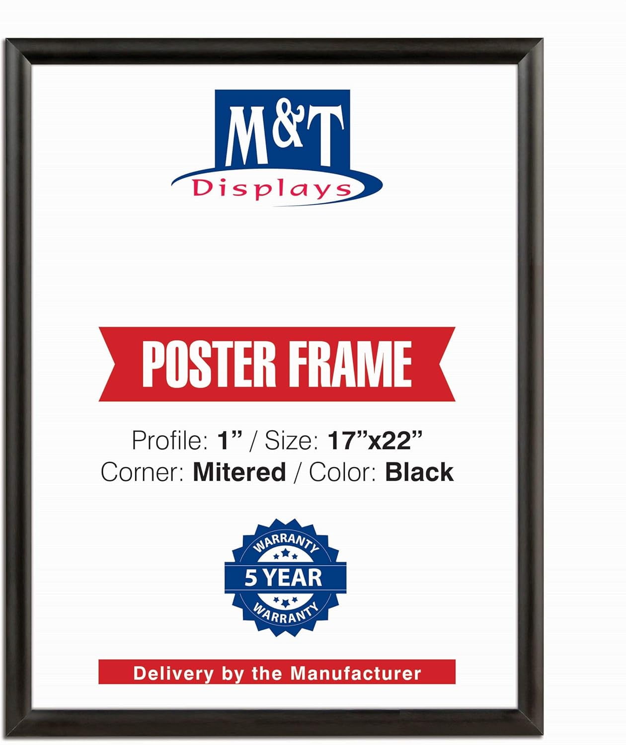 MT Displays 24" x 19" Metal Wall Mounted Frames, Black - Walmart.com