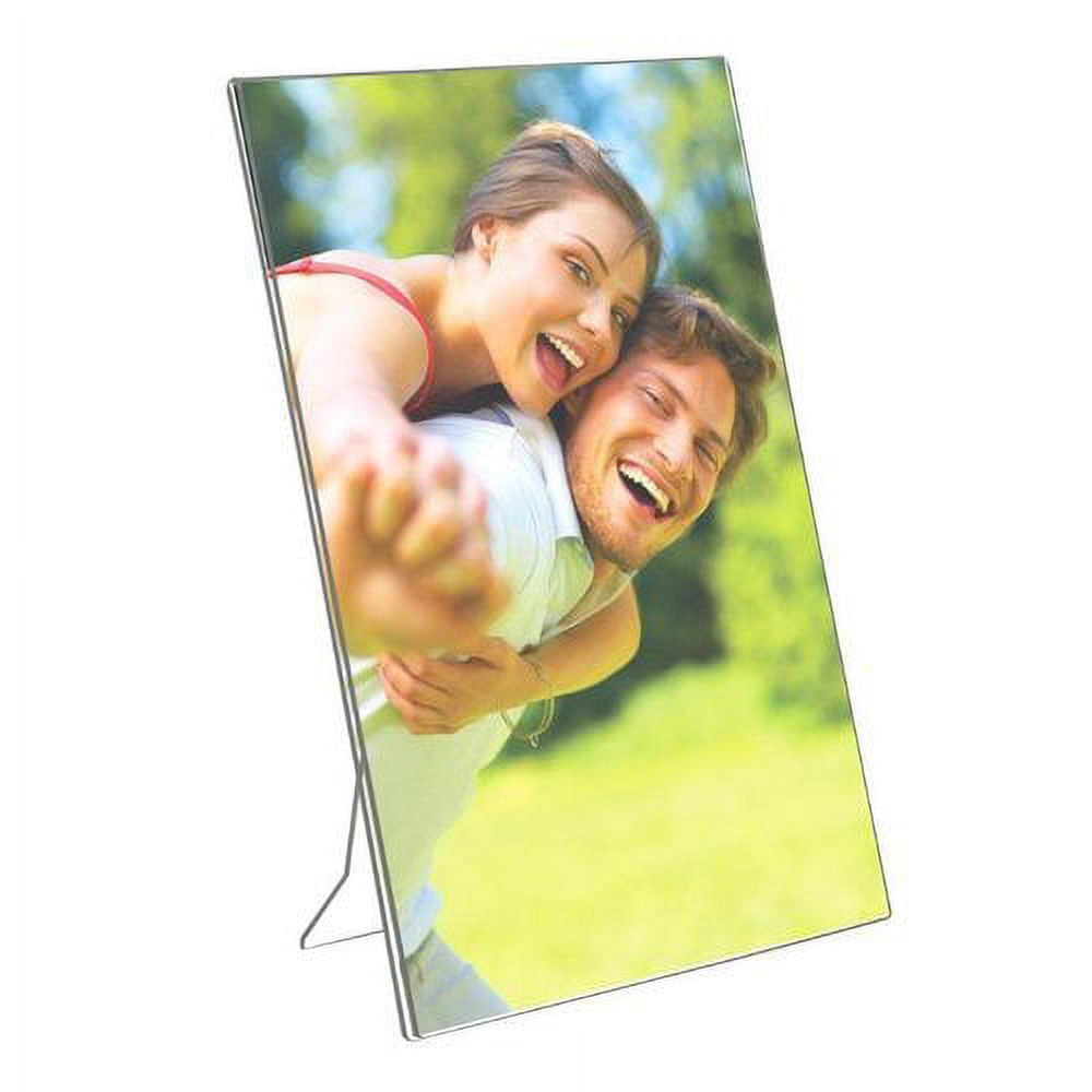 MT Displays Acrylic Photo Frame with Support Portrait - Walmart.com