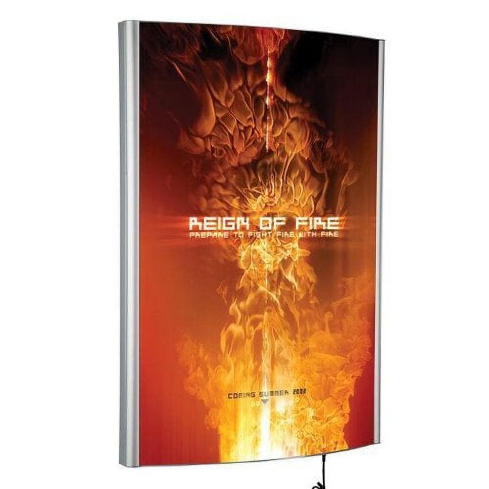M&T Displays Convex LED Box 30x40 Inch Backlit Snap Poster Holder ...