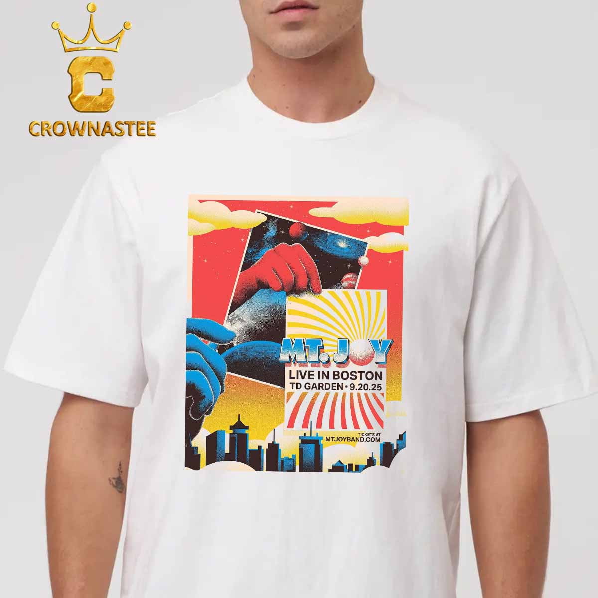 MT Joy Band Boston 2025 TD Garden On September 20th Classic T-Shirt ...