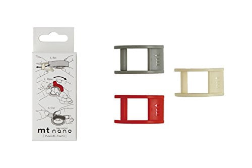 MT Masking Tape Cutter/Dispenser 15mm Width, White, Red and Gray ...