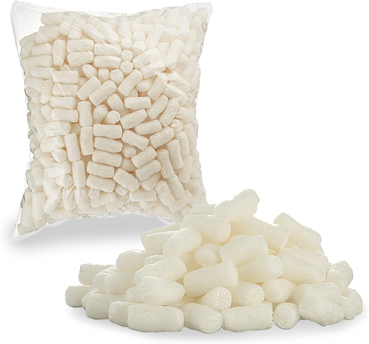 MT Products BIO Off-White Packing Peanuts for Shipping - Bulk Peanuts ...