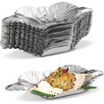 MT Products 50-Piece Disposable Aluminum Foil Crab Shell Mini Pie Pans ...