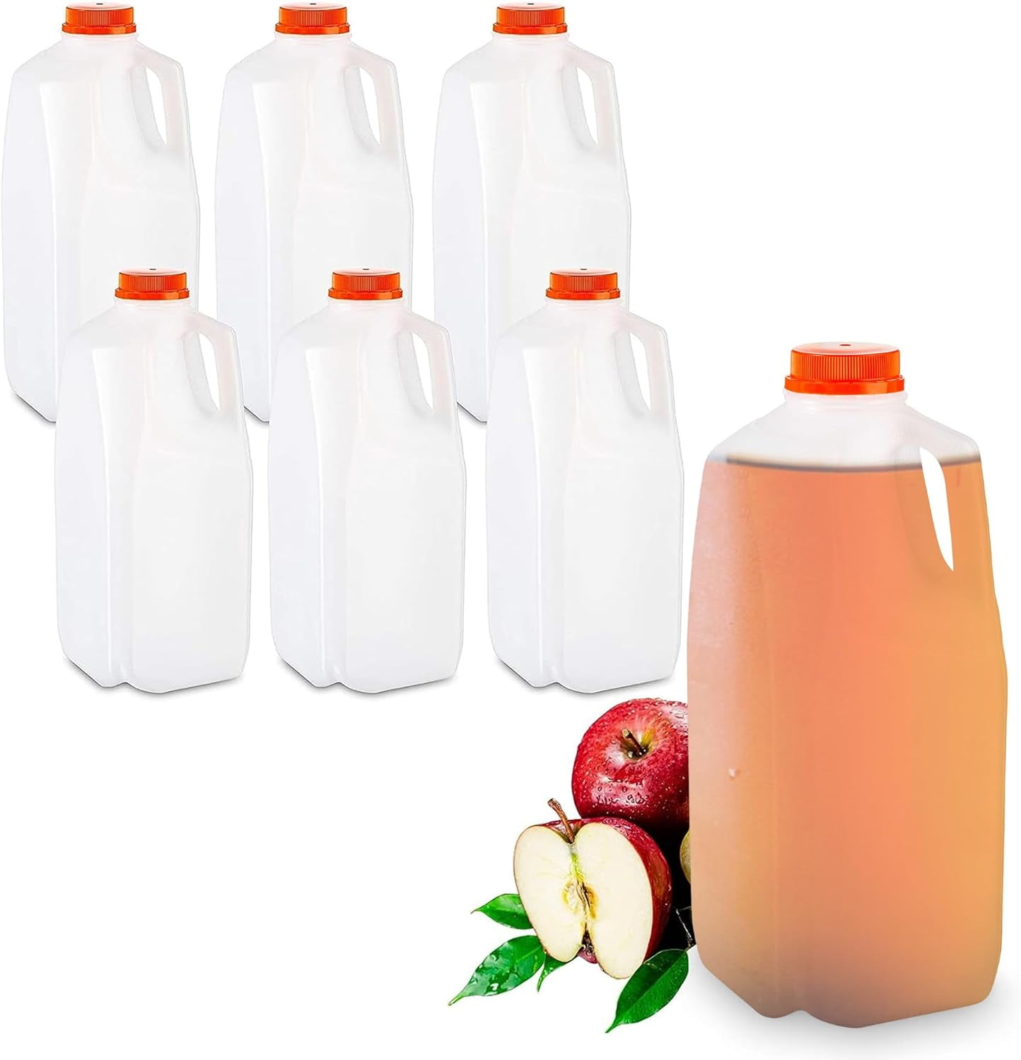 MT Products HDPE Empty Gallon Milk Containers, Juice Plastic Bottles ...