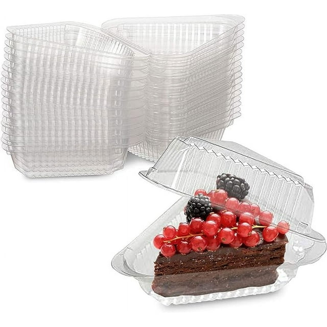 MT Products Disposable Medium Deep Hinged Plastic Container for Small ...