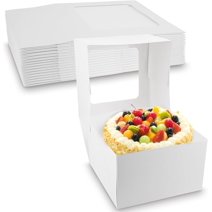 Wilton 19 x 14-Inch White Cake Boxes with Windows, 2-Count - Walmart.com