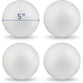 MT Products White Foam Balls 5" Polystyrene Balls for Arts & Crafts - Pack of 4 - Walmart.com