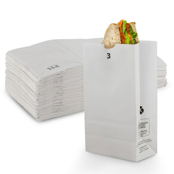 Paper Lunch Bags in Food Storage Bags - Walmart.com